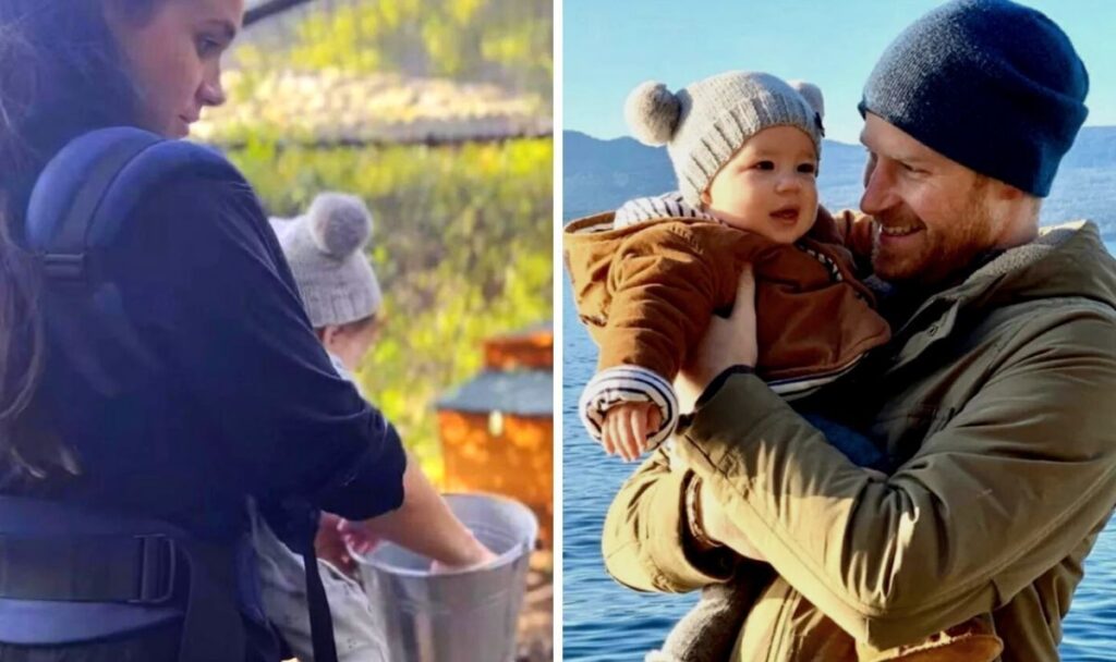 Lilibet porte fièrement le chapeau du grand frère Archie dans la série ...