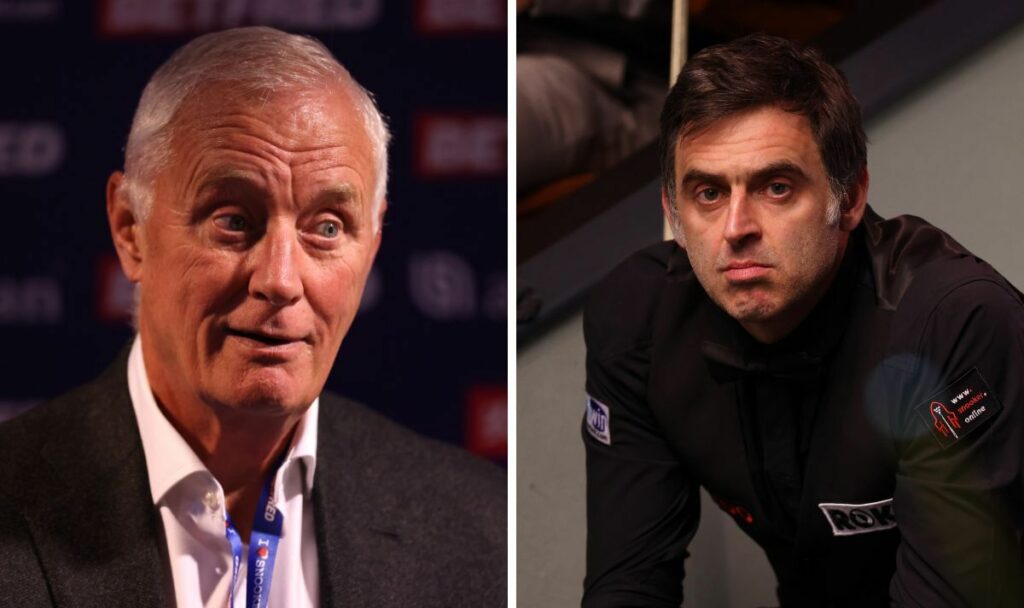 Barry Hearn attend un appel téléphonique de Ronnie O'Sullivan après la ...