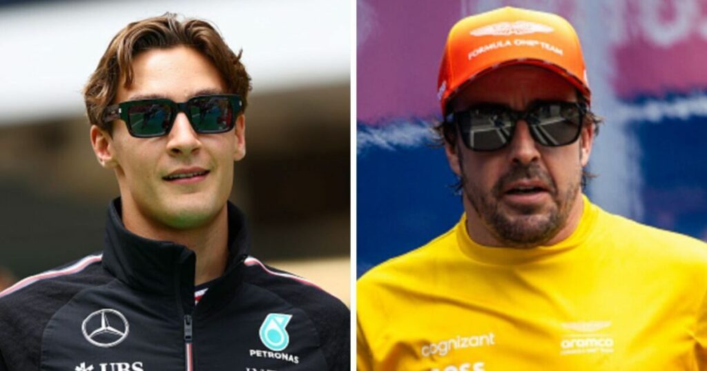 George Russell explique la curieuse inspiration de Fernando Alonso ...